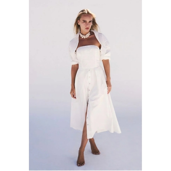 Free People | Dresses | Free People Isley Midi Dress | Poshmark